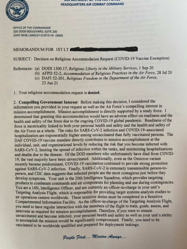 DoDIG memo to SECDEF highlights deliberate violation of Federal Law ...