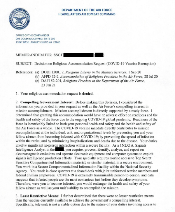 DoDIG memo to SECDEF highlights deliberate violation of Federal Law ...