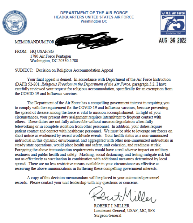 DoDIG memo to SECDEF highlights deliberate violation of Federal Law ...