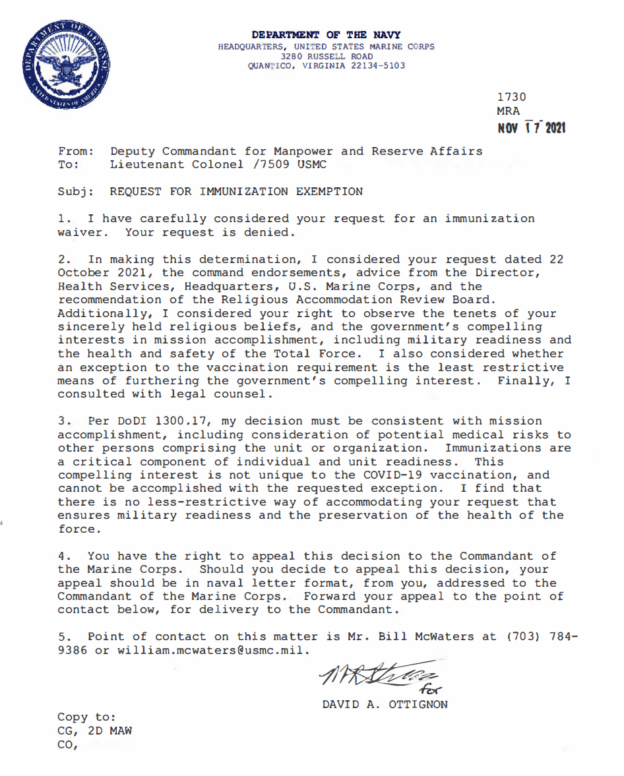DoDIG memo to SECDEF highlights deliberate violation of Federal Law ...