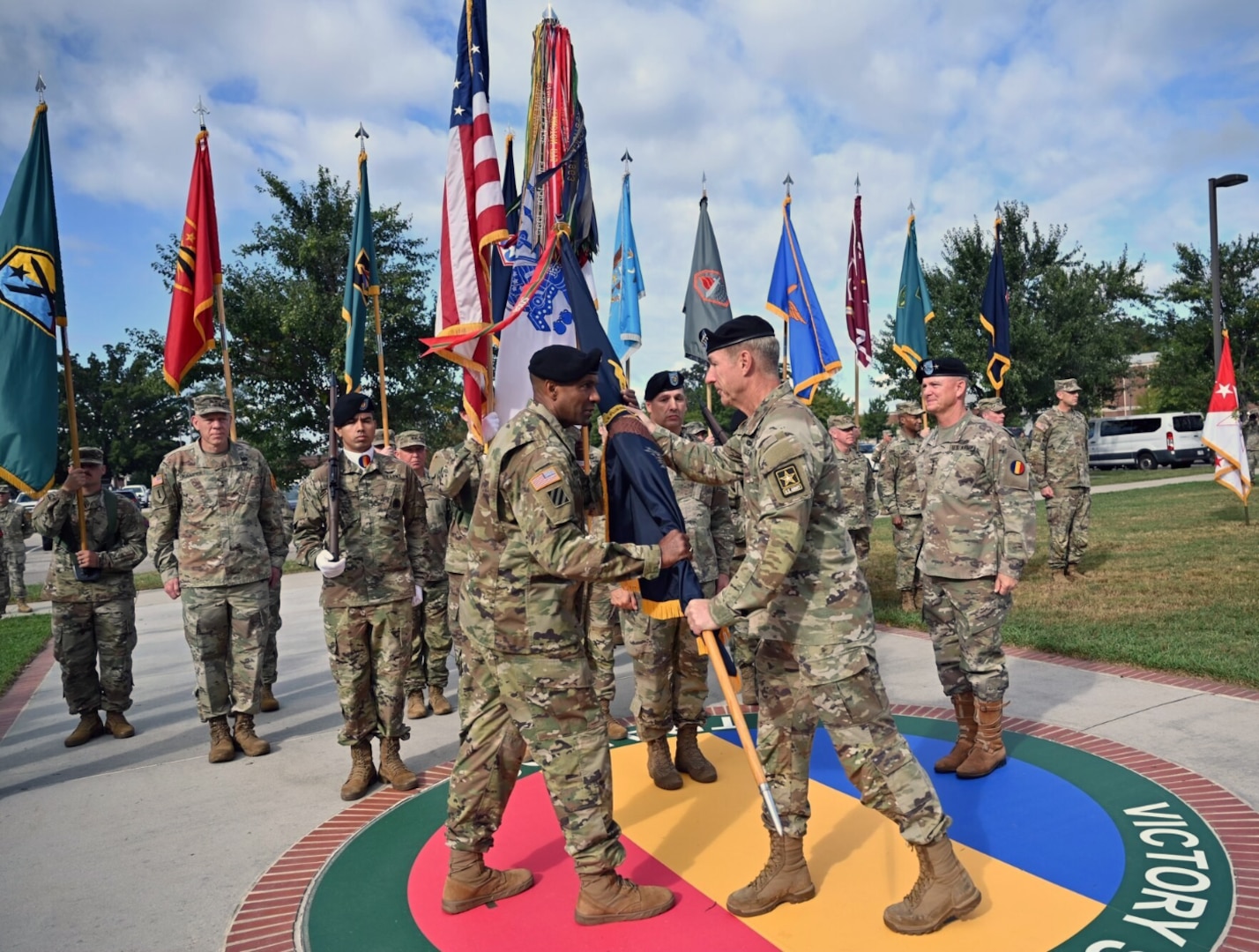 GEN Brito is now in command; it's time for MG Donahoe's pool side ...
